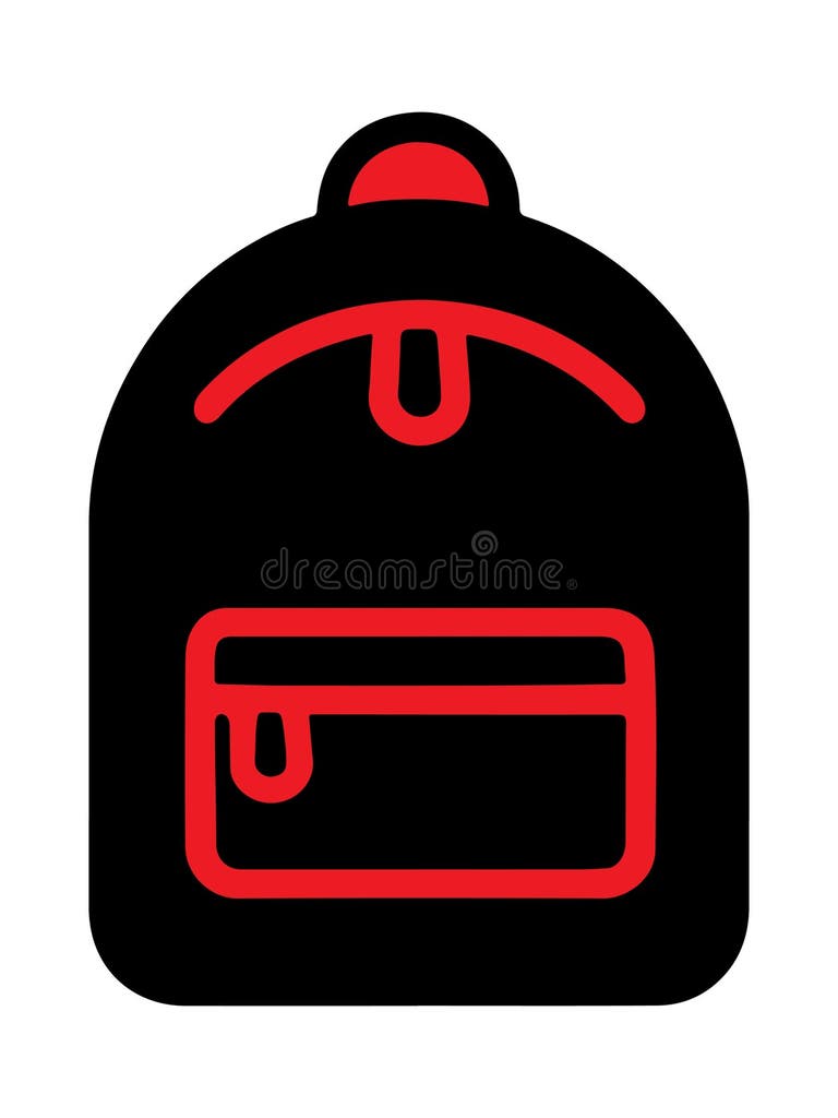 Backpack Icon Simple Sign Stock Illustrations – 5,178 Backpack Icon ...