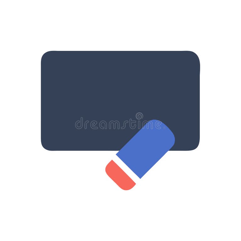 Icon for Blackboard Cleaning Stock Vector - Illustration of blackboard ...