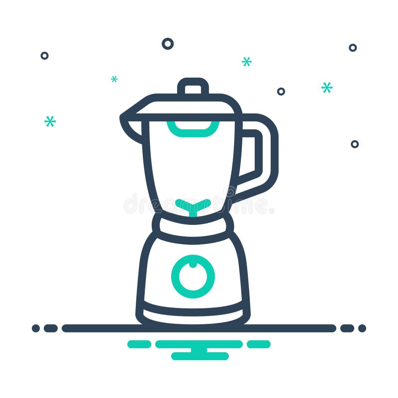 Mix Icon for Blender, Shaking and Diagram Stock Illustration ...