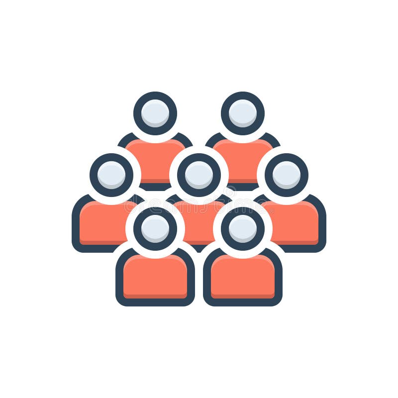 Color Illustration Icon for Board, Member and Director Stock ...
