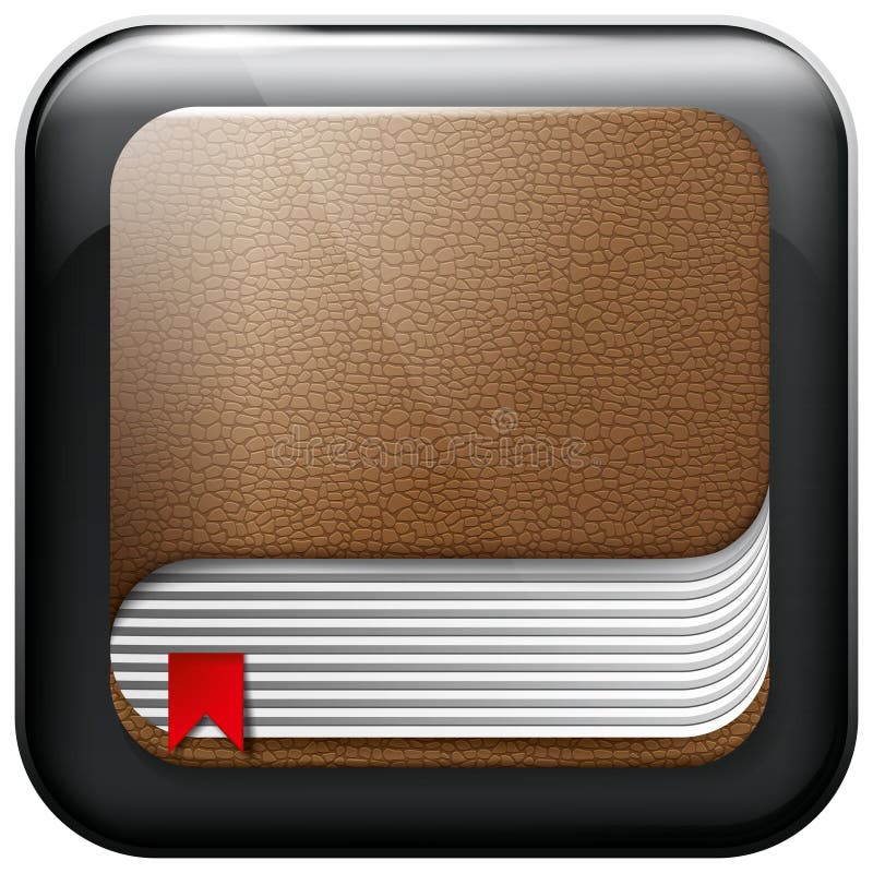 Icon Book stock vector. Illustration of element, button - 33936480