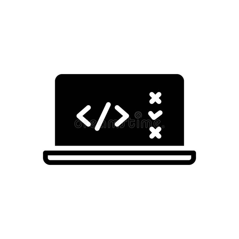 Black Solid Icon for Boolean, Algebra and Sign Stock Vector ...