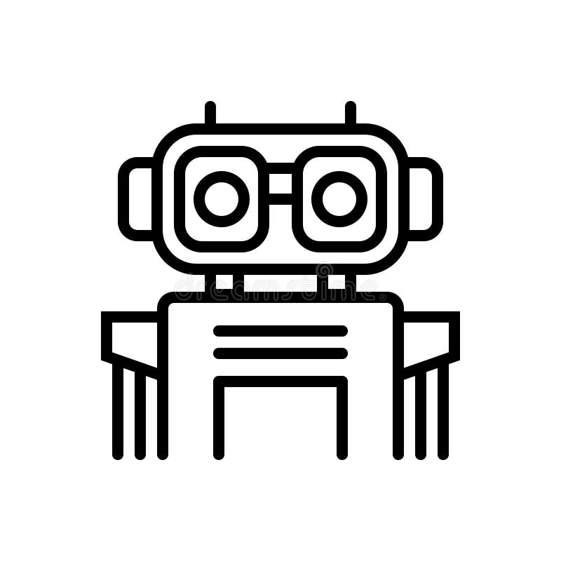 Robotics Line Icon Set, Artificial Intelligence Symbols Collection ...