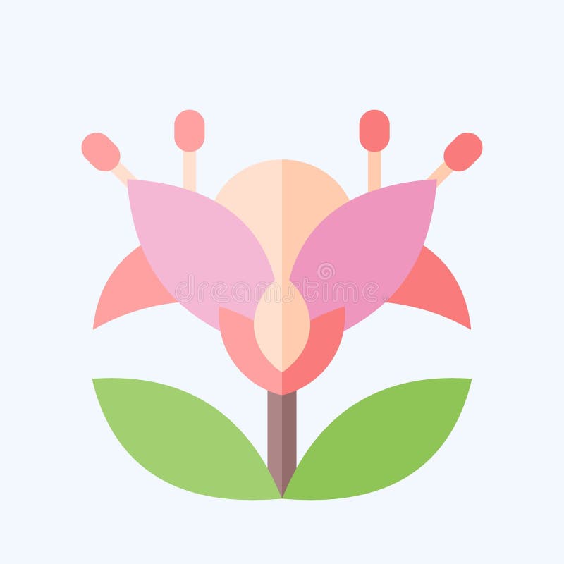 Icon Botanical. Related To Apiary Symbol. Flat Style. Simple Design ...