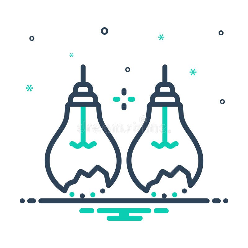 Mix Icon for Both, Double and Fuse Stock Vector - Illustration of ...