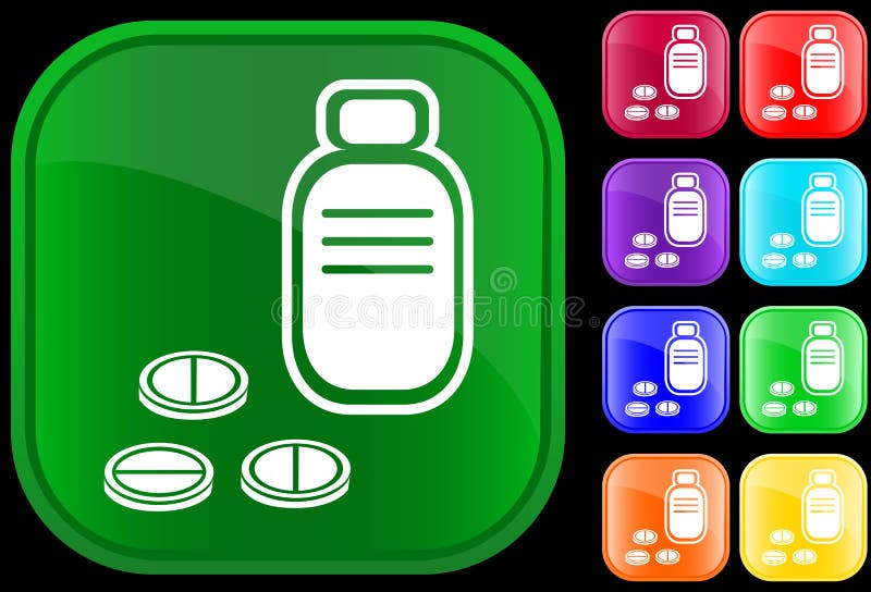 Medical icon set stock vector. Illustration of first, cross - 5378331