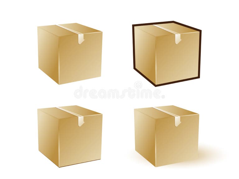 Icon Cardboard Box Stock Illustrations – 113,249 Icon Cardboard Box ...