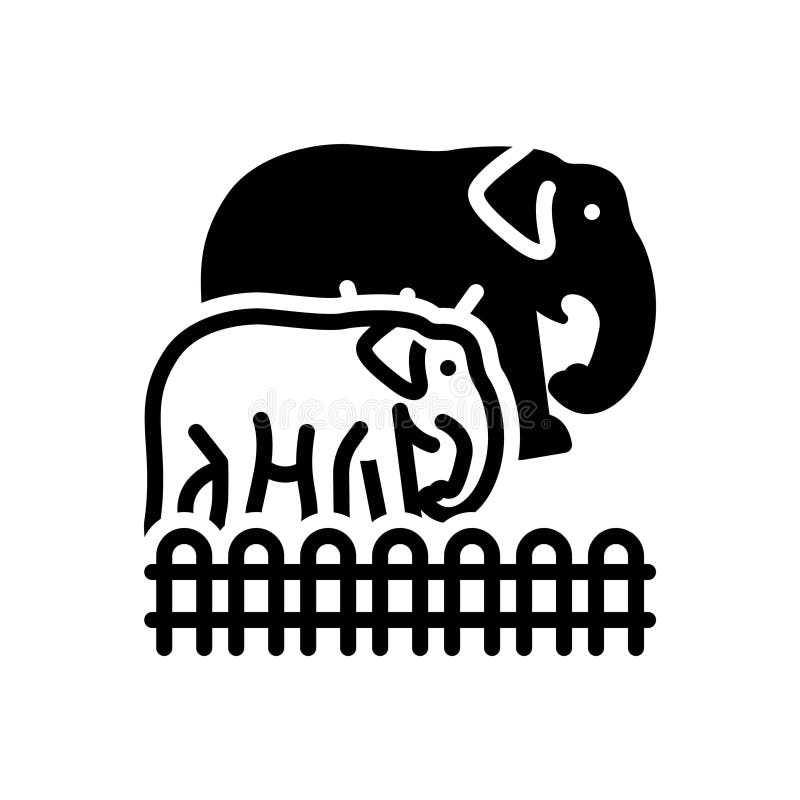 Black Solid Icon for Breeding, Reproduction and Animal Stock Vector ...