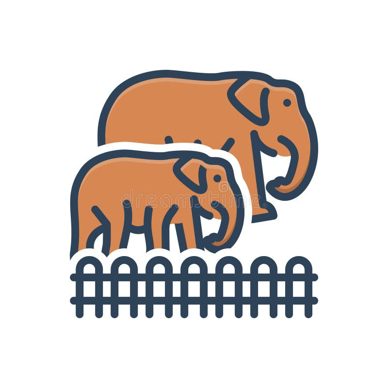 Color Illustration Icon for Breeding, Reproduction and Animal Stock ...