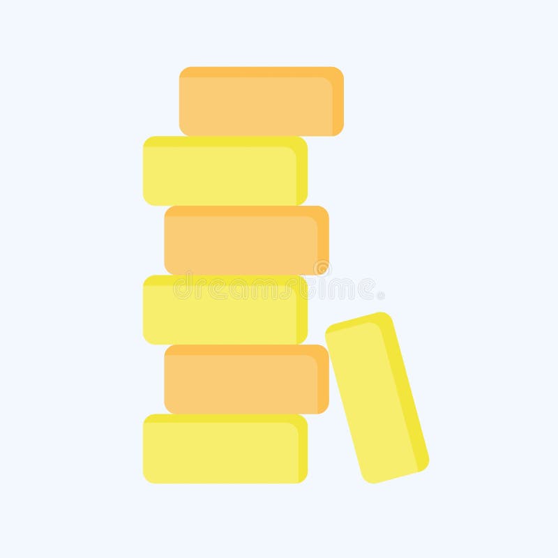 Icon Brick. Related To Building Material Symbol. Flat Style. Simple ...