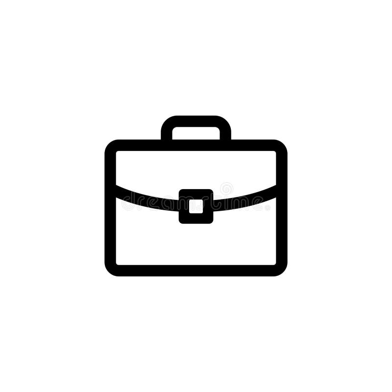 Briefcase Icon. Outline Briefcase Icon. Thin Line Bag Icon. Business ...