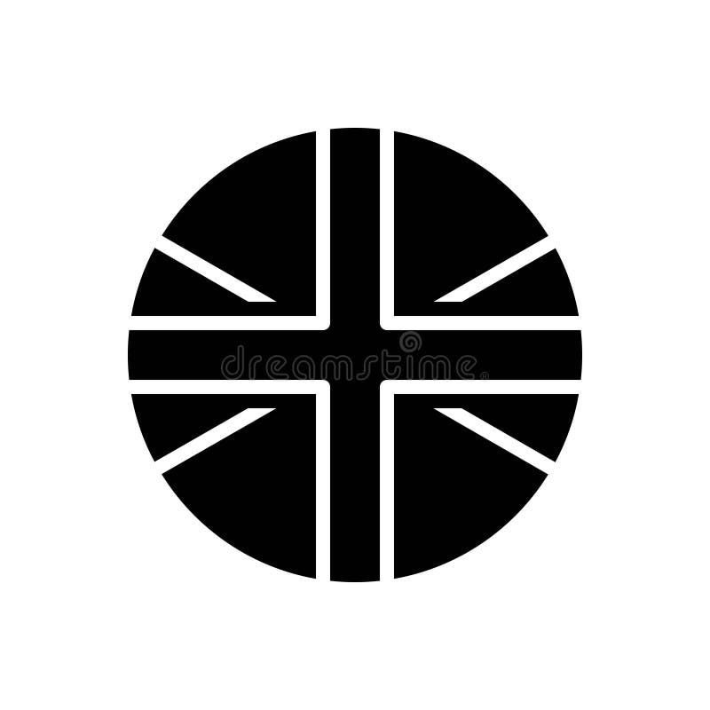 Black Solid Icon for British, Flag and Kingdom Stock Vector ...