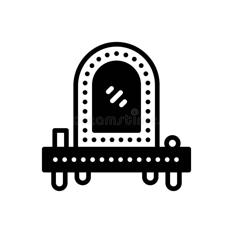 Black Solid Icon for Broadway, Show and Theater Stock Vector ...