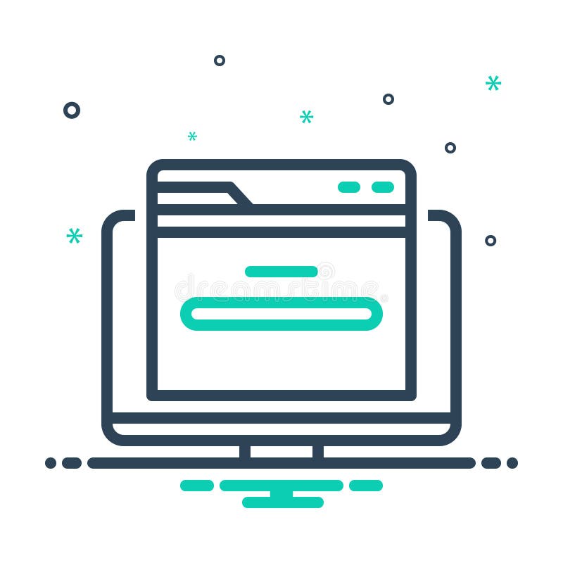 Mix Icon for Browser, Website and Multisite Stock Vector - Illustration ...