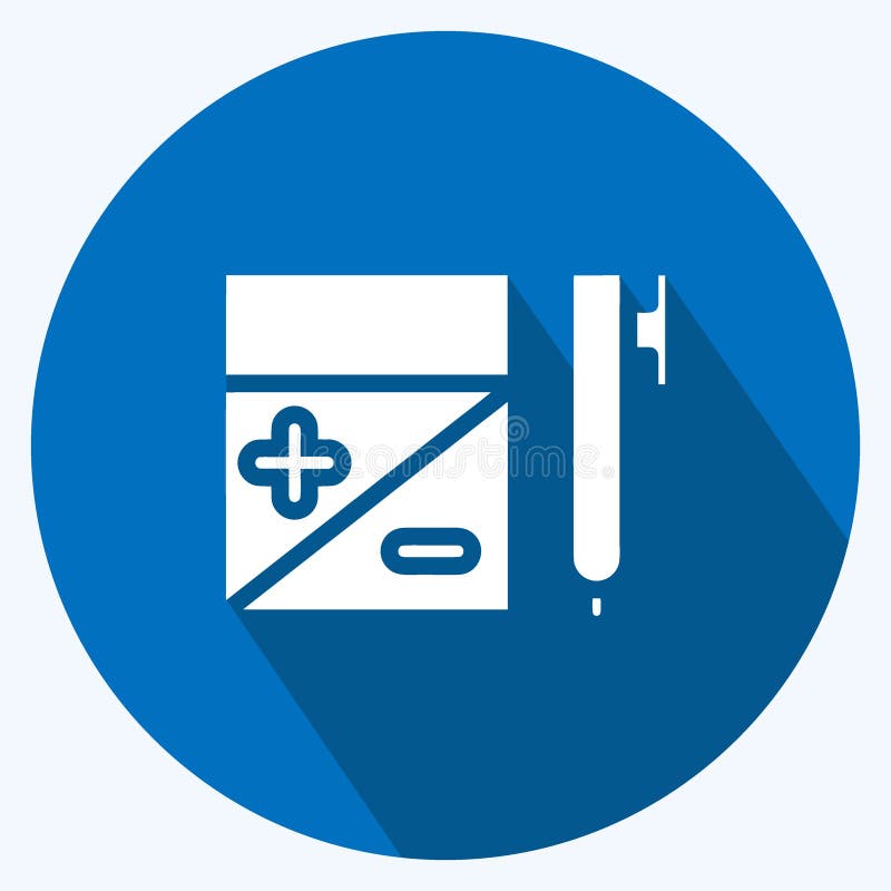 Icon Budget. Suitable for Education Symbol. Long Shadow Style. Simple ...