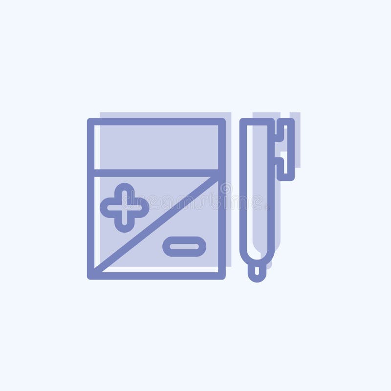 Icon Budget. Suitable for Education Symbol. Two Tone Style. Simple ...