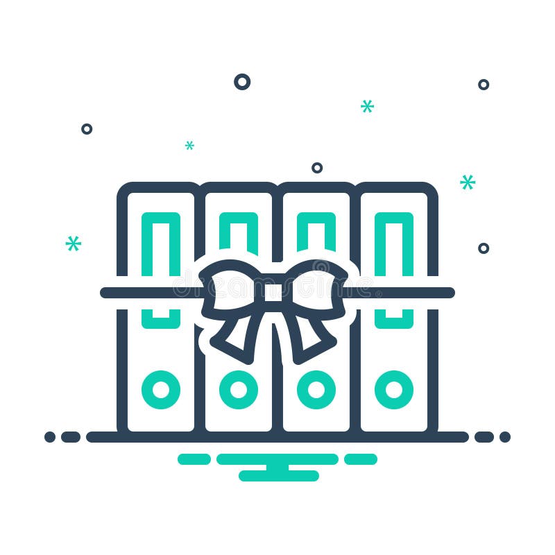 Mix Icon for Bundle, Folder and Binder Stock Illustration ...