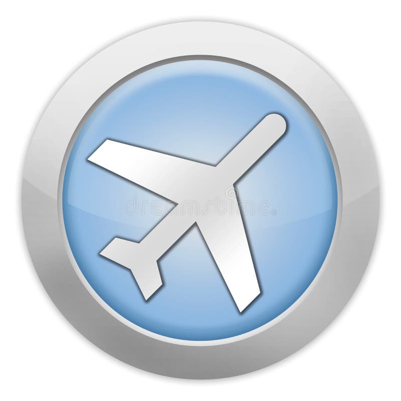 Icon, Button, Pictogram Airport Stock Illustration - Illustration of ...
