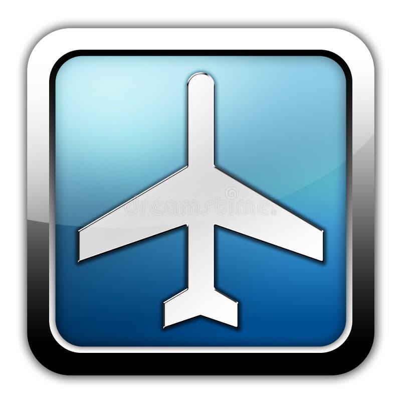 Icon, Button, Pictogram Airport Stock Illustration - Illustration of ...