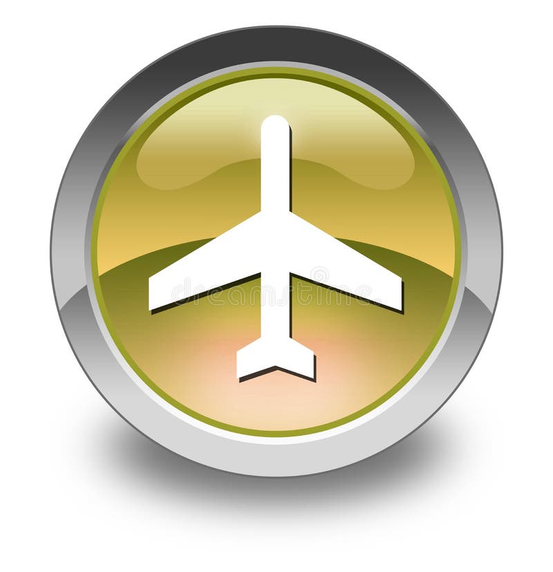 Icon, Button, Pictogram Airport Stock Illustration - Illustration of ...