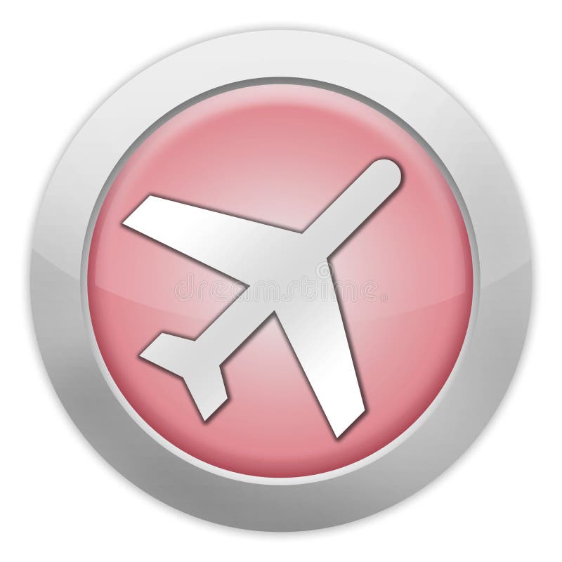 Icon, Button, Pictogram Airport Stock Illustration - Illustration of ...