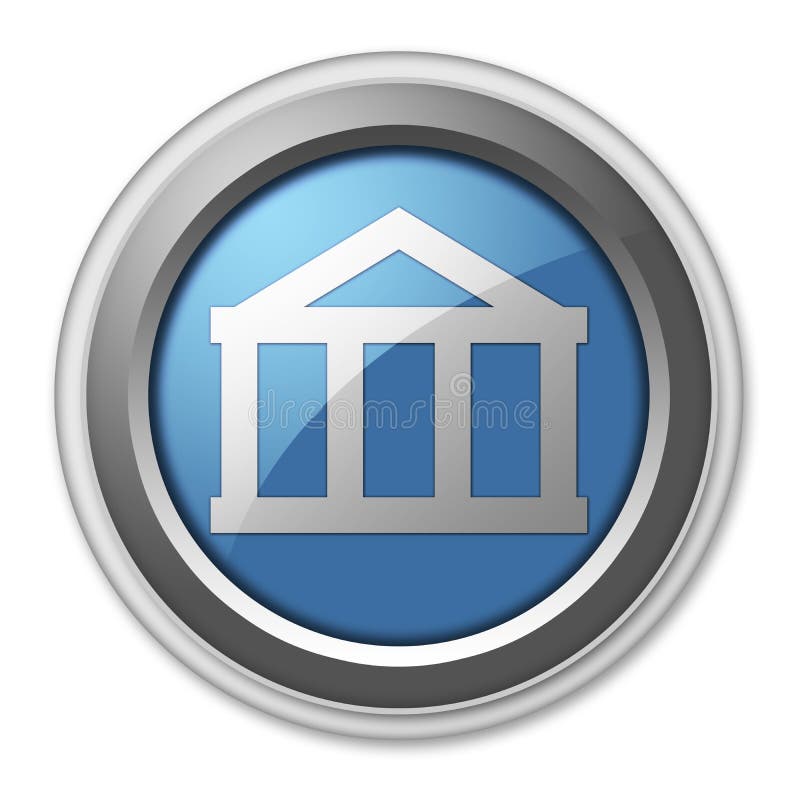 Icon, Button, Pictogram Bank Stock Illustration - Illustration of ...