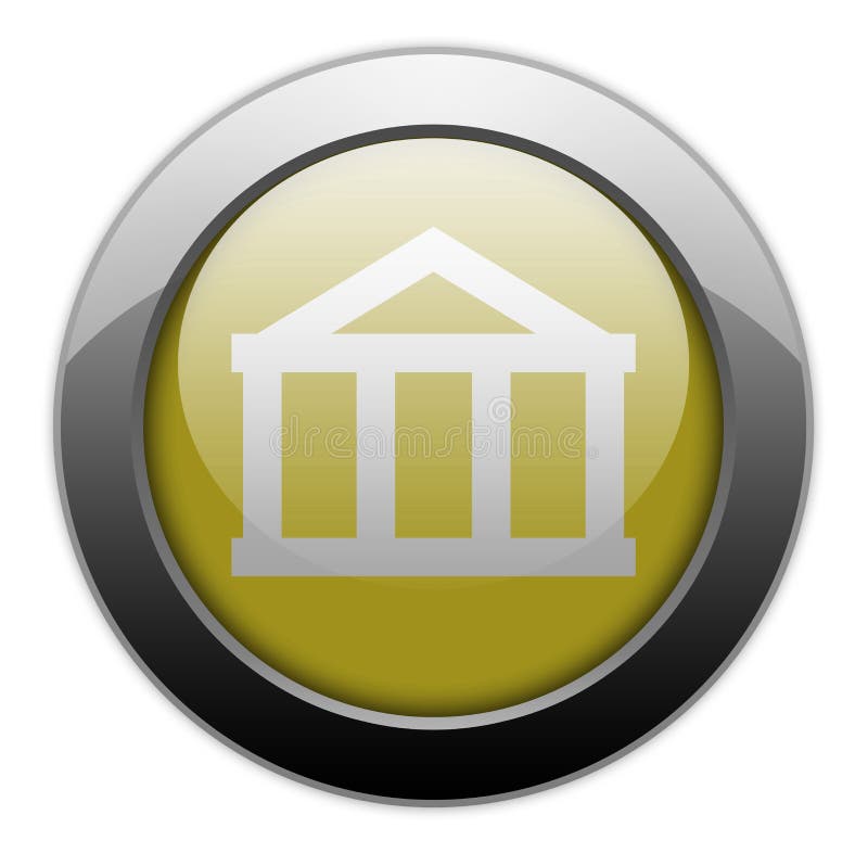 Icon, Button, Pictogram Bank Stock Illustration - Illustration of banks ...