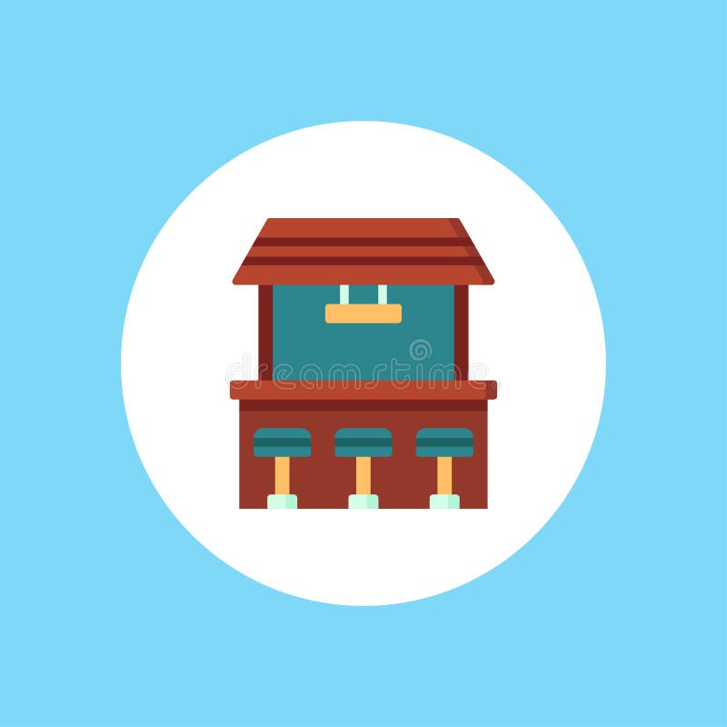 Bar Vector Icon Sign Symbol Stock Vector - Illustration of black ...