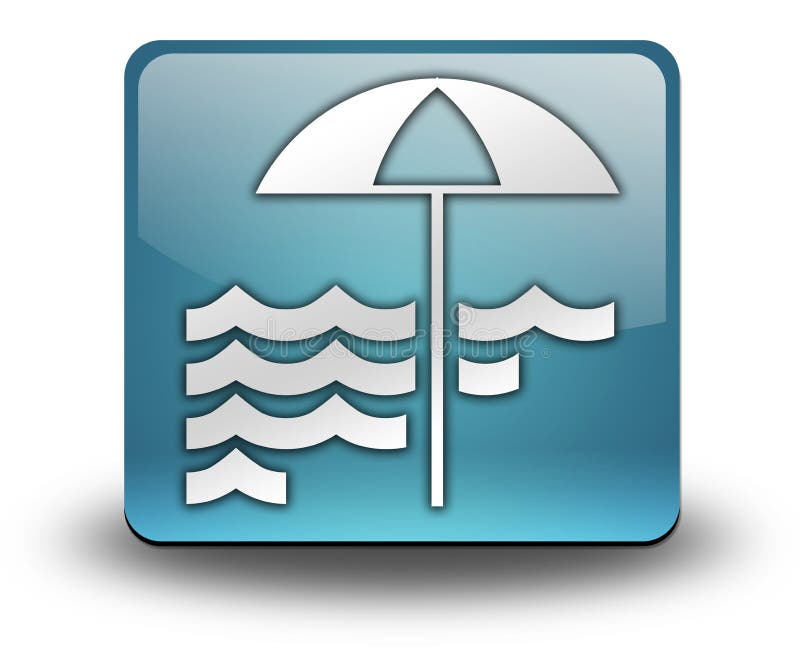 Icon, Button, Pictogram Beach Stock Illustration - Illustration of ...