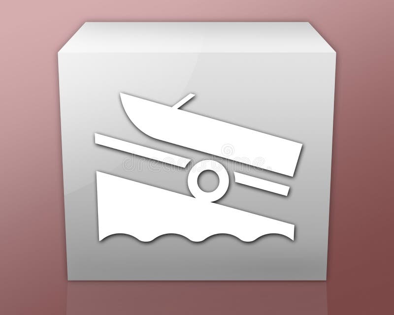 Boat Ramp Launch Warning and Conditions Signs Stock Vector ...