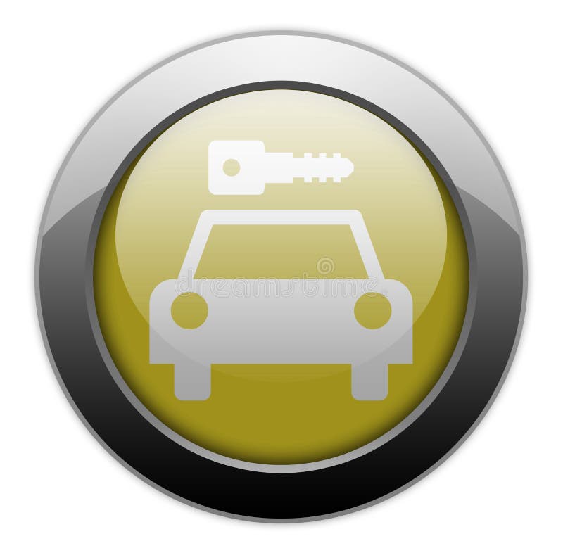 Icon, Button, Pictogram Car Rental Stock Illustration - Illustration of ...