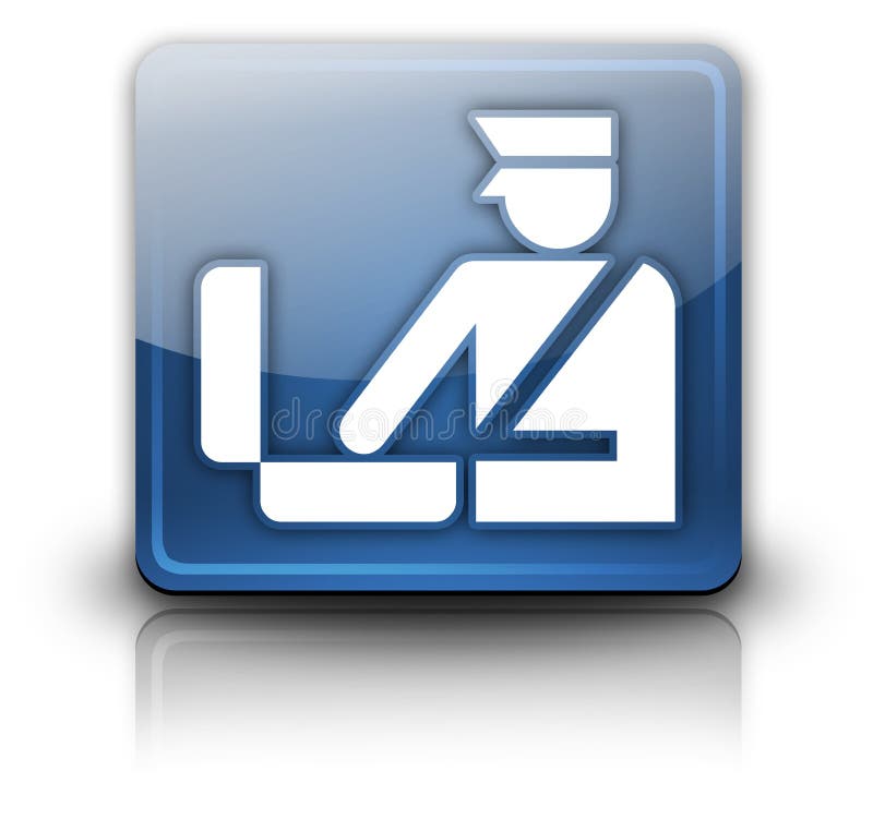 Icon, Button, Pictogram Customs Stock Illustration - Illustration of ...