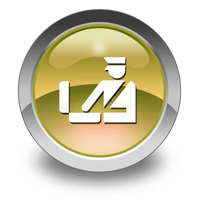 Icon, Button, Pictogram Customs Stock Illustration - Illustration of ...