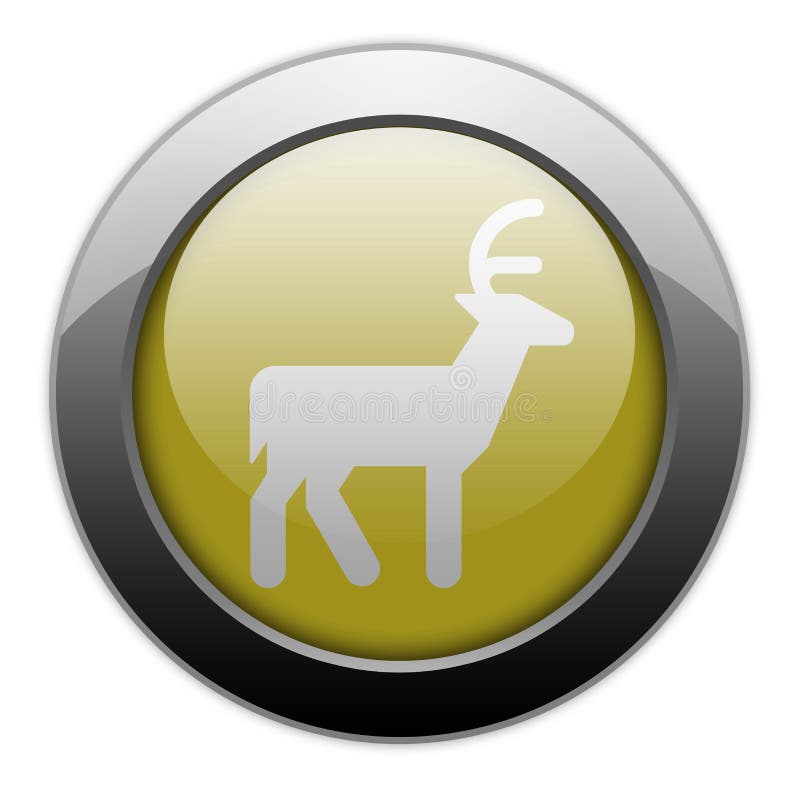 Icon, Button, Pictogram Deer Stock Illustration - Illustration of icons ...