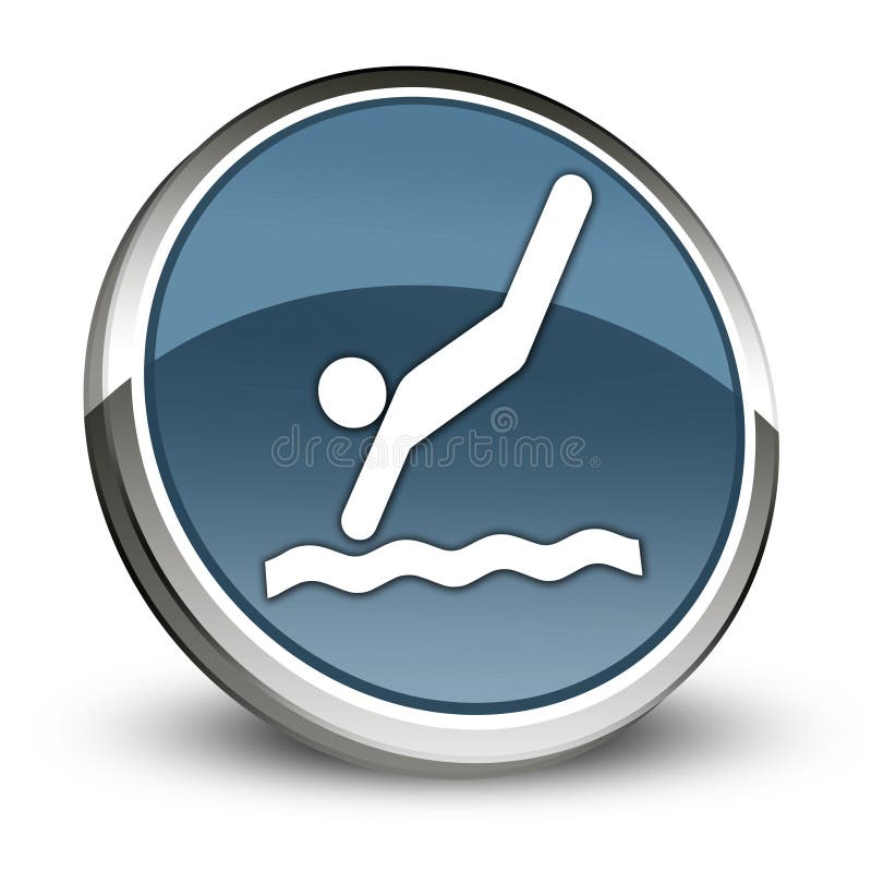 Icon, Button, Pictogram Diving Stock Illustration - Illustration of ...