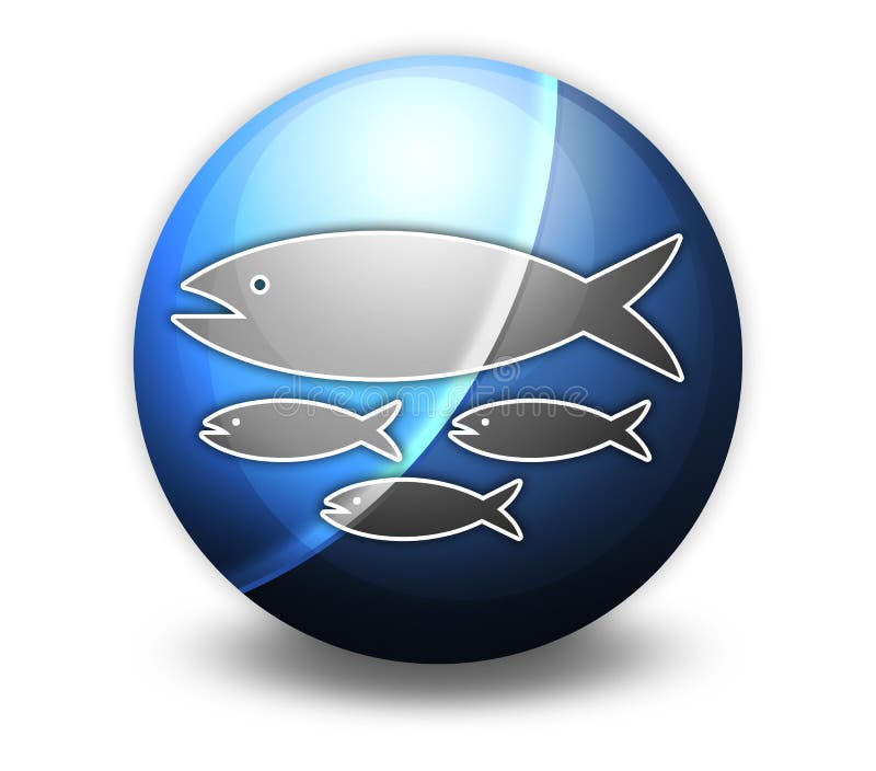 Icon, Button, Pictogram Fish Hatchery Stock Illustration - Illustration ...