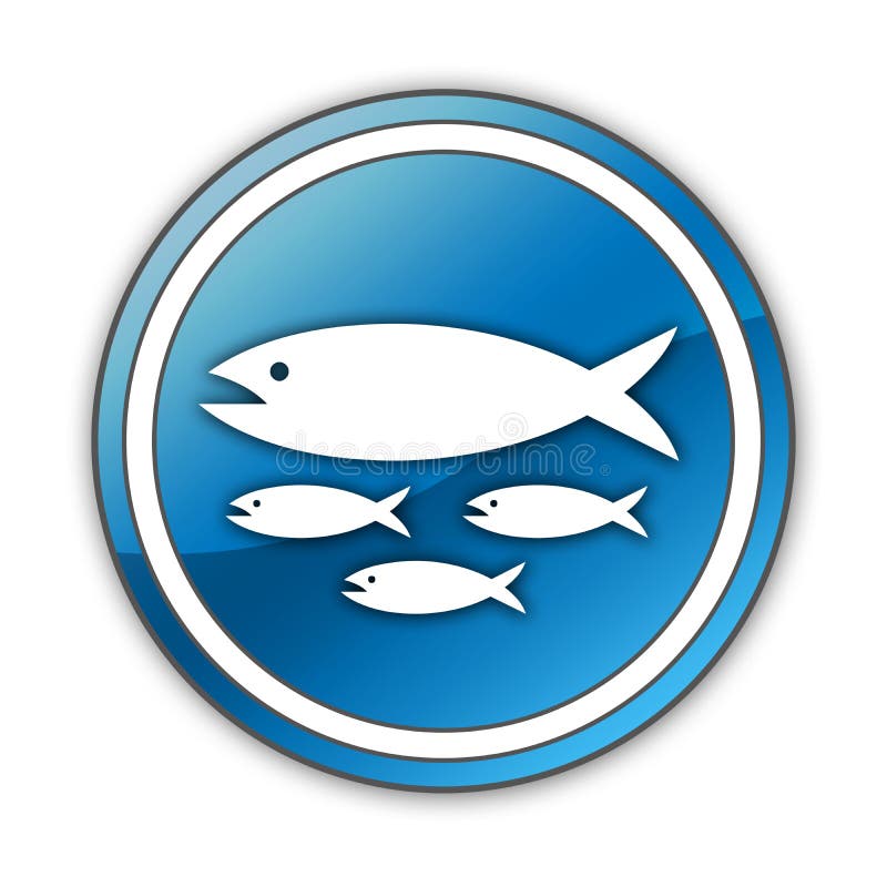 Icon, Button, Pictogram Fish Hatchery Stock Illustration - Illustration ...