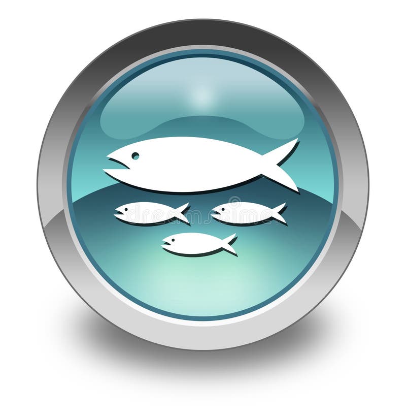 Icon, Button, Pictogram Fish Hatchery Stock Illustration - Illustration ...
