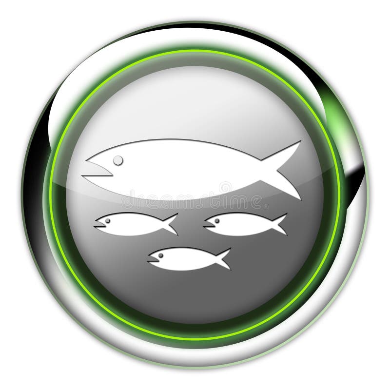 Icon, Button, Pictogram Fish Hatchery Stock Illustration - Illustration ...