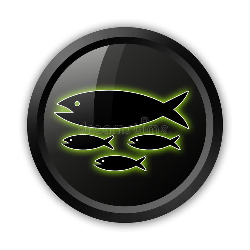 Icon, Button, Pictogram Fish Hatchery Stock Illustration - Illustration ...