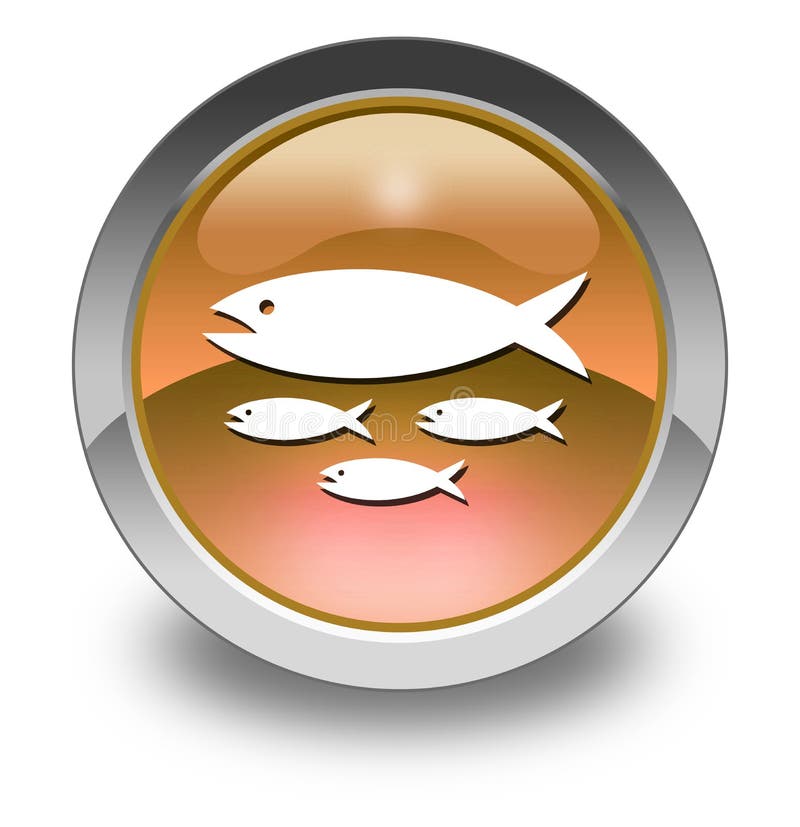 Icon, Button, Pictogram Fish Hatchery Stock Illustration - Illustration ...