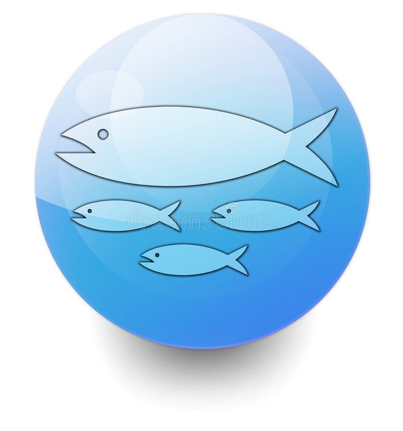 Icon, Button, Pictogram Fish Hatchery Stock Illustration - Illustration ...