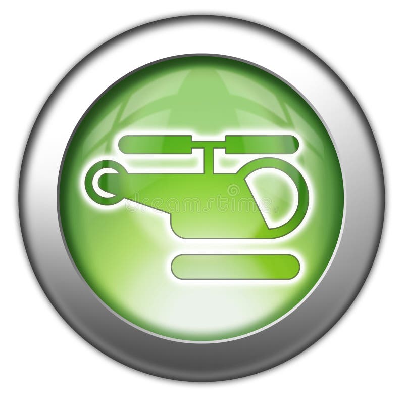 Icon, Button, Pictogram Heliport Stock Illustration - Illustration of ...