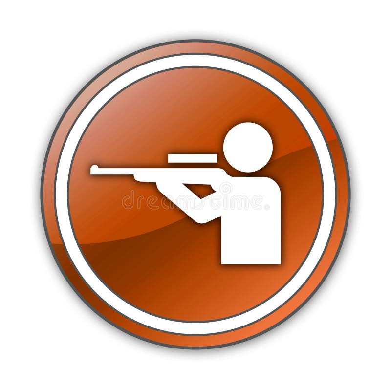 Icon, Button, Pictogram Hunting Stock Illustration - Illustration of ...