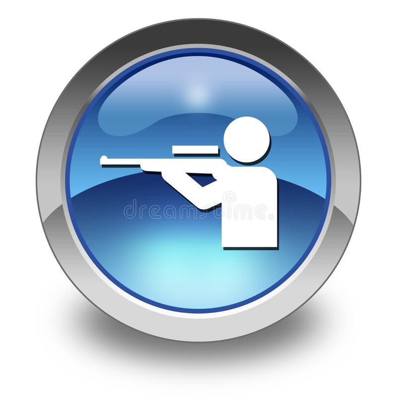 Icon, Button, Pictogram Hunting Stock Illustration - Illustration of ...