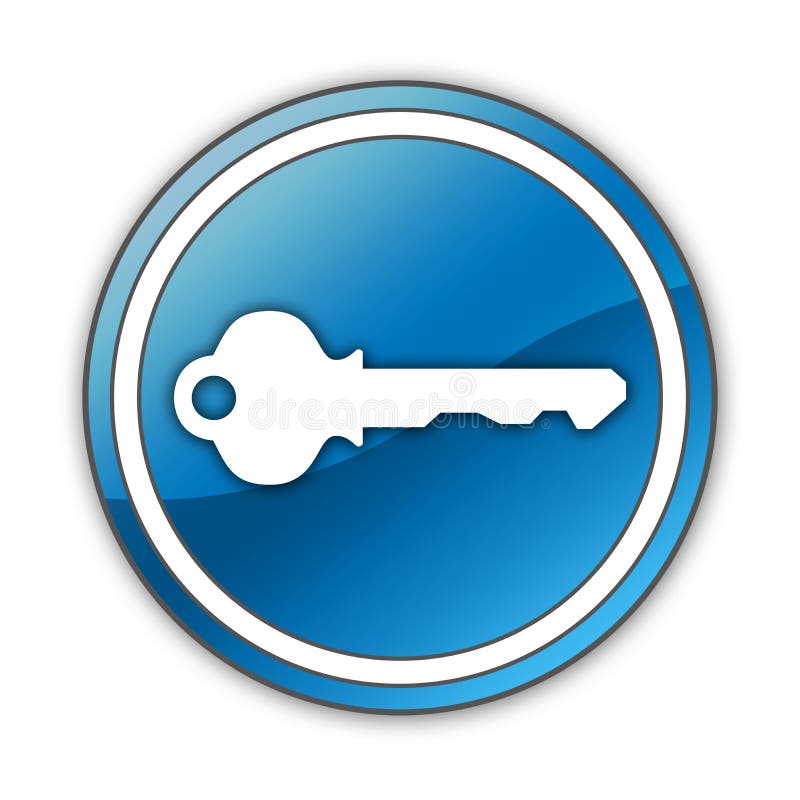 Icon, Button, Pictogram Key Stock Illustration - Illustration of ...