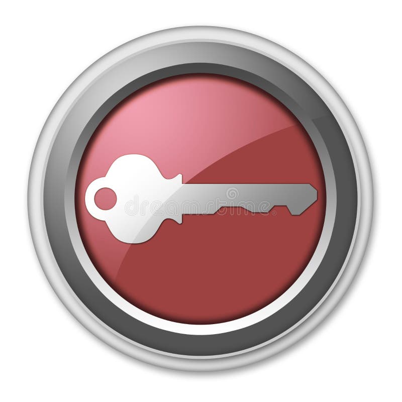 Icon, Button, Pictogram Key Stock Illustration - Illustration of ...
