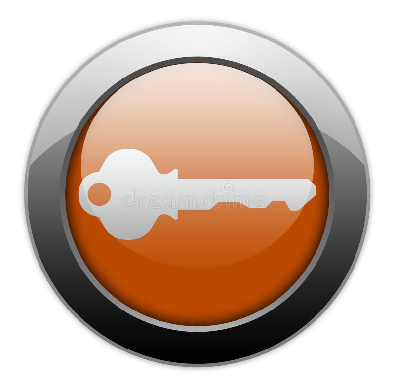 Icon, Button, Pictogram Key Stock Illustration - Illustration of lock ...