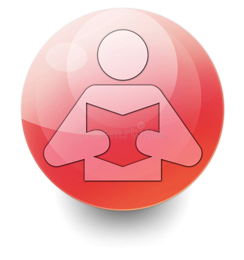 Icon, Button, Pictogram Library Stock Illustration - Illustration of ...