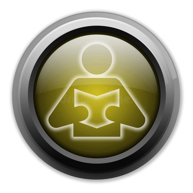 Icon, Button, Pictogram Library Stock Illustration - Illustration of ...